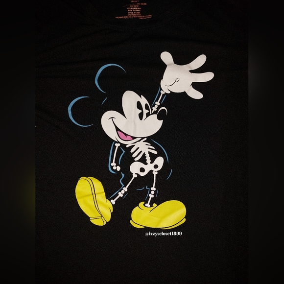 Hot Topic | Tops | Mickey Mouse Skeleton Halloween Loose Tshirt | Poshmark